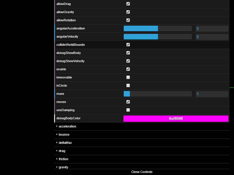 Phaser 3.86 Examples